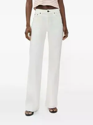 ASKK NY Wide-leg Cuffed Hem Jeans