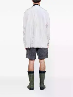 CAMIEL FORTGENS Washed-effect Bermuda Shorts