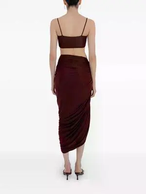 MAYGEL CORONEL Draped Skirt Set