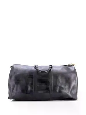 LOUIS VUITTON Keepall 55 Travel Bag Epi Leather - Black