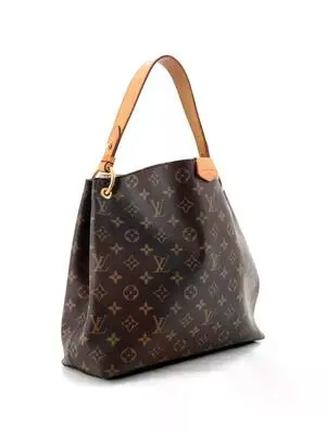 LOUIS VUITTON Graceful Handbag Monogram Canvas Pm - Brown