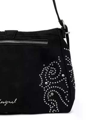 Desigual Studded Buckle Satchel