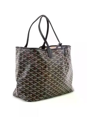 Goyard Saint Louis Coated Canvas Pm Tote Bag - Black