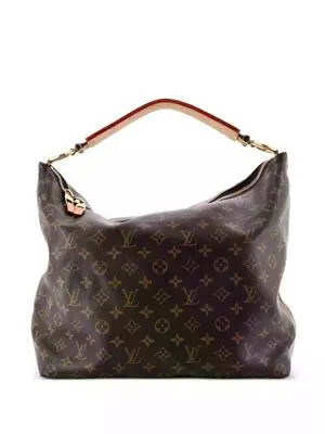 LOUIS VUITTON Sully Handbag Monogram Canvas Mm Hobo