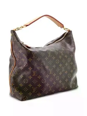 LOUIS VUITTON Sully Handbag Monogram Canvas Mm Hobo