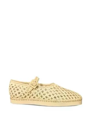 LOEFFLER RANDALL Rita Mary Jane Ballet Flats - Neutrals