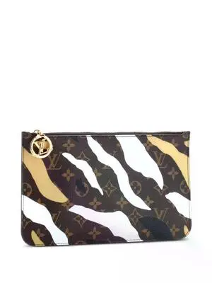 LOUIS VUITTON Neverfull Pochette Limited Edition Lol League Of Legends Monogram Canvas Large Pouch