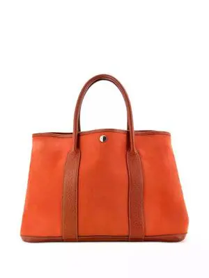 Hermès Garden Party 36 Tote Bag Toile And Leather