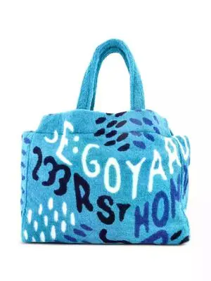 Goyard Eponge Printed Terry Cloth Pm Tote Bag