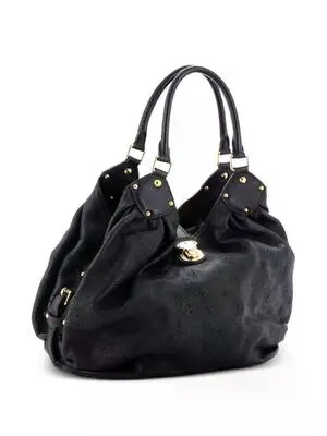 LOUIS VUITTON Mahina Leather Hobo Bag - Black