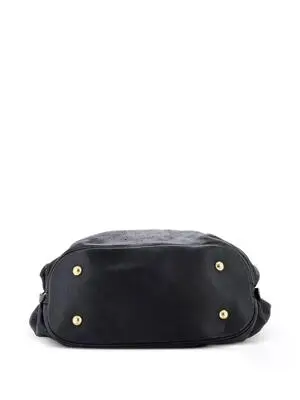 LOUIS VUITTON Mahina Leather Hobo Bag - Black