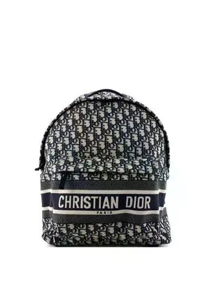 Dior Travel Oblique Canvas Medium Backpack