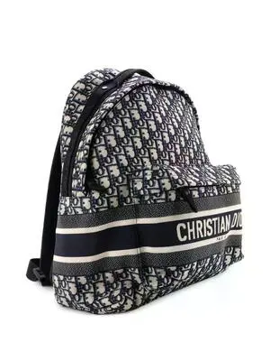 Dior Travel Oblique Canvas Medium Backpack