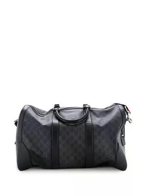 Gucci Convertible Duffle Bag Gg Coated Canvas Medium