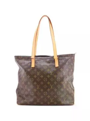 LOUIS VUITTON Cabas Mezzo Monogram Canvas Tote Bag