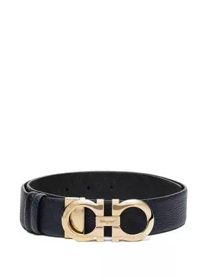 FERRAGAMO Gancini Buckle Belt - Blue