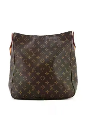 LOUIS VUITTON Looping Handbag Monogram Canvas Gm