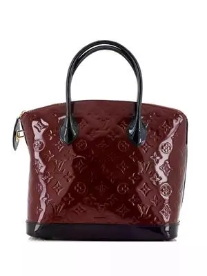 LOUIS VUITTON Lockit Handbag Monogram Vernis Pm - Red
