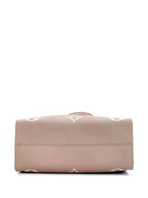 LOUIS VUITTON Onthego Tote Bicolor Monogram Empreinte Giant Mm Shoulder Bag - Neutrals