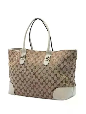Gucci Gg Canvas Heart Bit Tote Bag