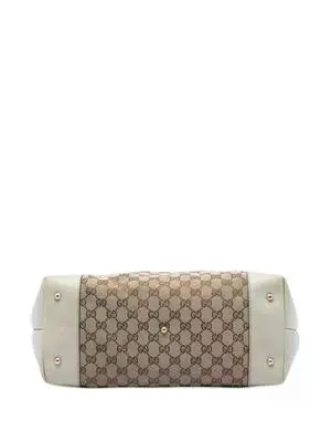 Gucci Gg Canvas Heart Bit Tote Bag