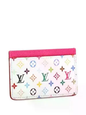 LOUIS VUITTON X Takashi Murakami Monogram Multicolor With Leather Card Holder