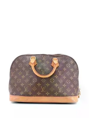 LOUIS VUITTON Alma Handbag Monogram Canvas Mm Satchel