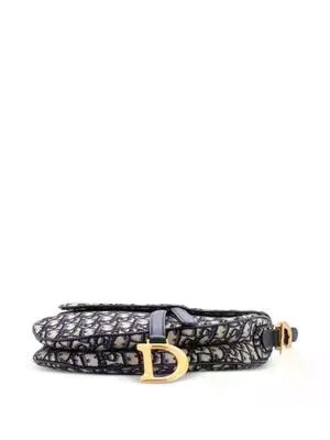 Dior Saddle Handbag Oblique Canvas Medium