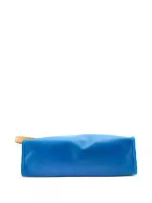 Hermès Herbag Zip 31 Shoulder Bag Leather And Toile - Blue