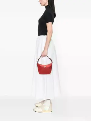 Prada 2013-2026 Tessuto Shoulder Bag - Red