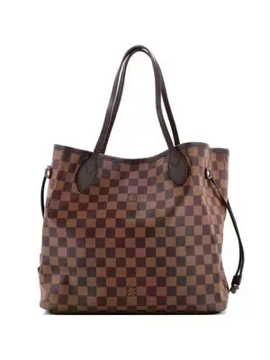 LOUIS VUITTON Neverfull Mm Damier Tote Bag - Brown