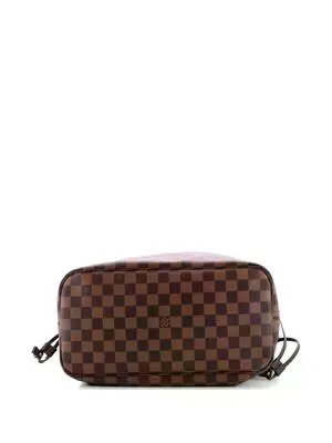 LOUIS VUITTON Neverfull Mm Damier Tote Bag - Brown