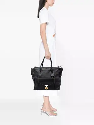 Celine 2010 Leather Envelope Luggage Tote Bag