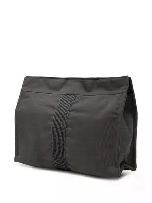 Hermès 1990-2010 Herline Clutch Bag - Grey