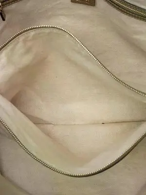 Gucci Gg Canvas Bella Tote Bag - Gold