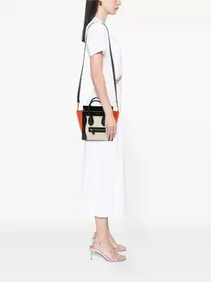 Celine 2014 Nano Tricolor Luggage Tote - Brown