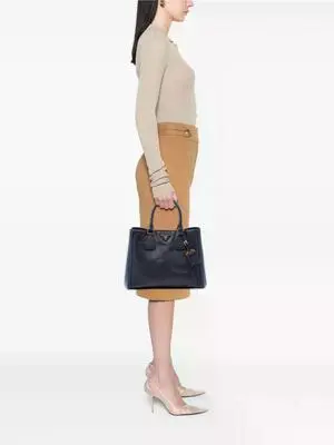 Prada Galleria Saffiano Lux Satchel - Blue