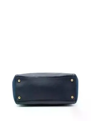 Prada Galleria Saffiano Lux Satchel - Blue