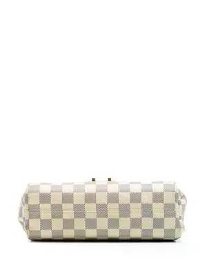 LOUIS VUITTON 2016 Damier Azur Croisette Satchel - White