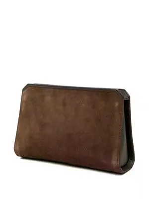 Loewe 2003 Suede Anagram Pouch