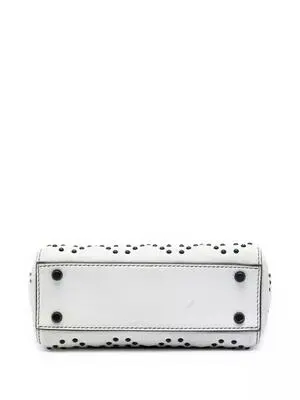Dior Ultra Matte Cannage Studded Lady Satchel - Black