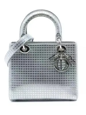 Dior 2016 Medium Lady Satchel - Silver