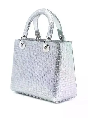 Dior 2016 Medium Lady Satchel - Silver