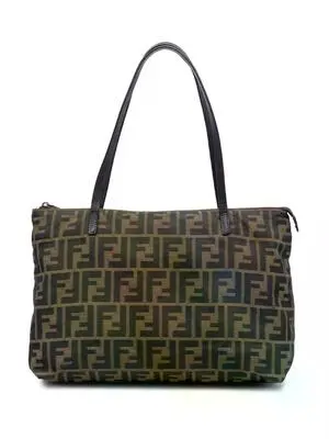 Fendi 2000-2010 Zucca Canvas Tote Bag