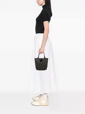 Fendi Zucca Canvas Handbag