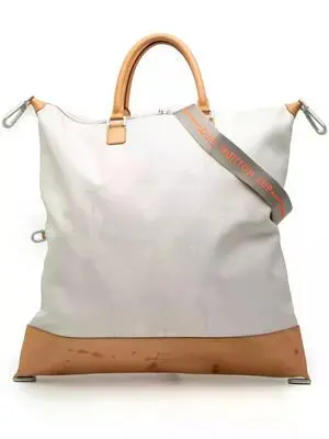 LOUIS VUITTON 2002 Damier Geant Cup Cube Travel Bag - White