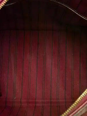 LOUIS VUITTON 2012 Monogram Empreinte Speedy Bandouliere 25 Satchel - Red