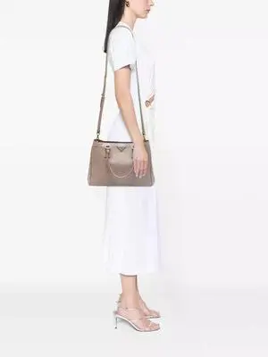 Prada Galleria Saffiano Satchel - Neutrals
