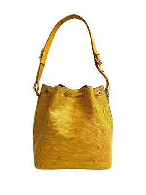 LOUIS VUITTON 1995 Epi Petit Noe Bucket Bag - Yellow