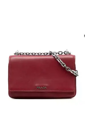 Prada Soft Calf Chain Crossbody Bag